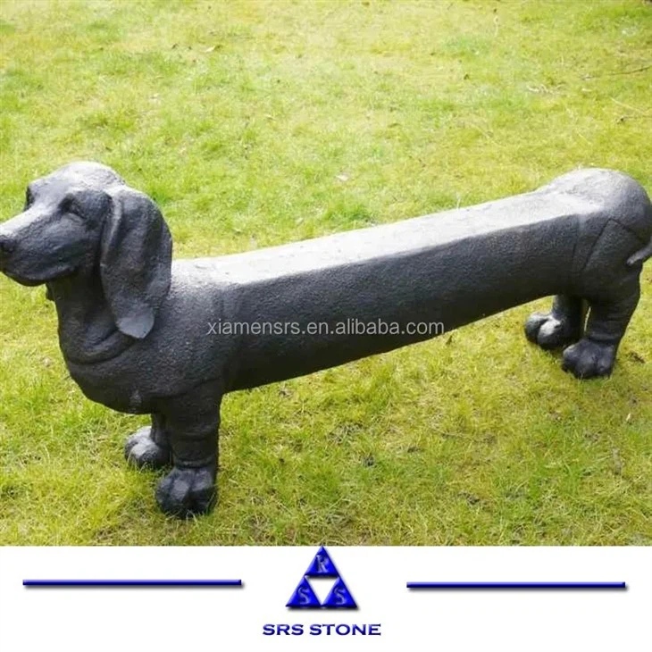 China Outdoor Stone Granite Animal Bench For Garden Decoration ...